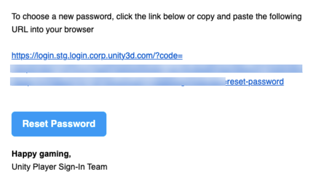 How Do I Reset My Unity Player Password Unity Support Help Center