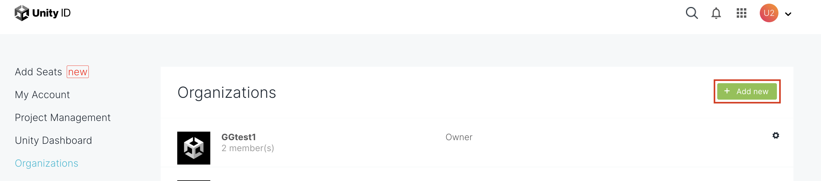 How Do I Create A New Unity Organization Unity