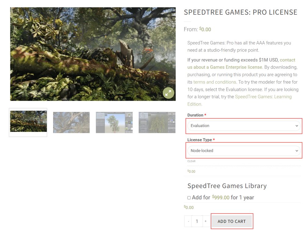 SpeedTree 시작하기 – Unity