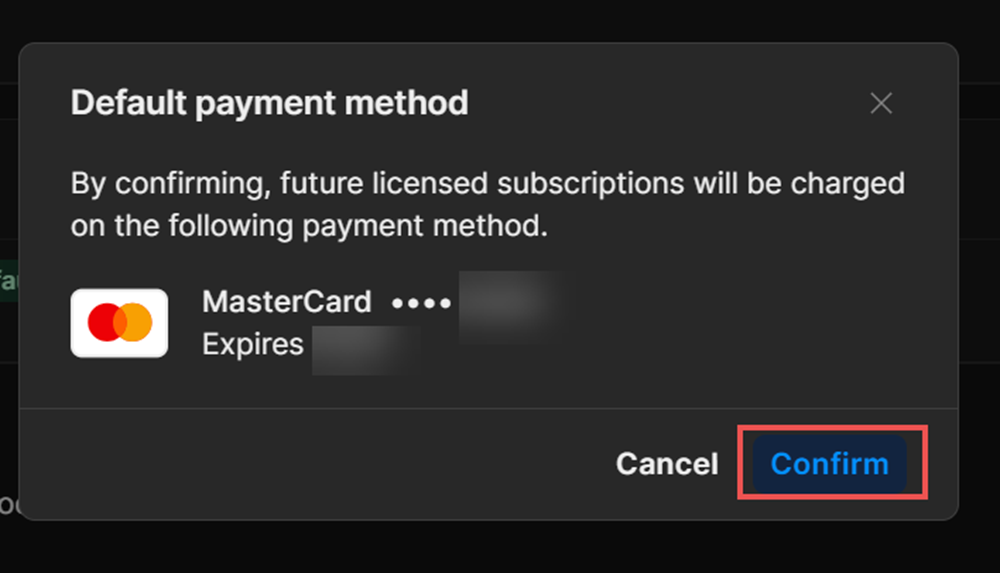 How do I change or update the payment method on my account? – Unity
