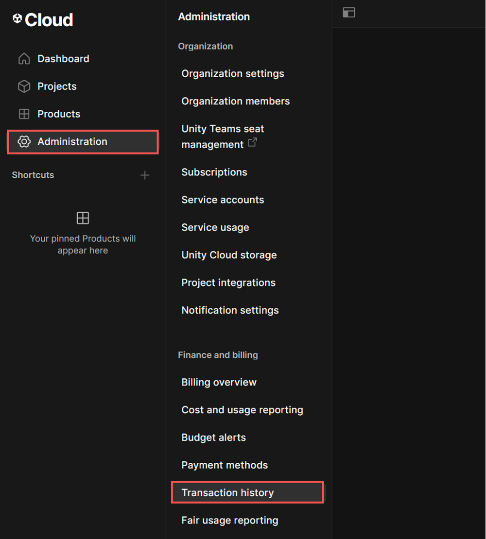 How do I download my invoice? – Unity