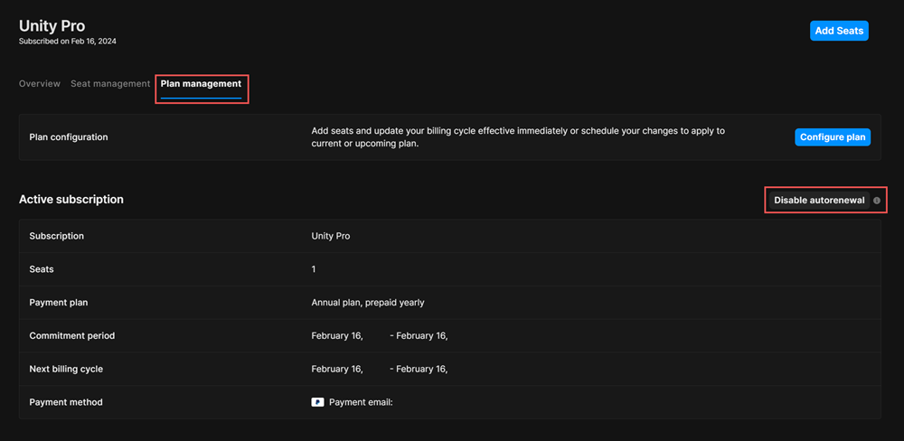 How do I cancel my subscription? – Unity Support Help Center