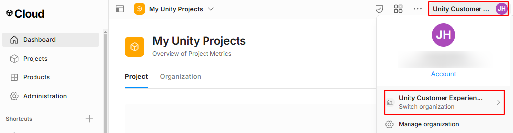Unity 프로젝트의 아카이브를 해제하려면 어떻게 하나요 Unity 지원 도움말 센터