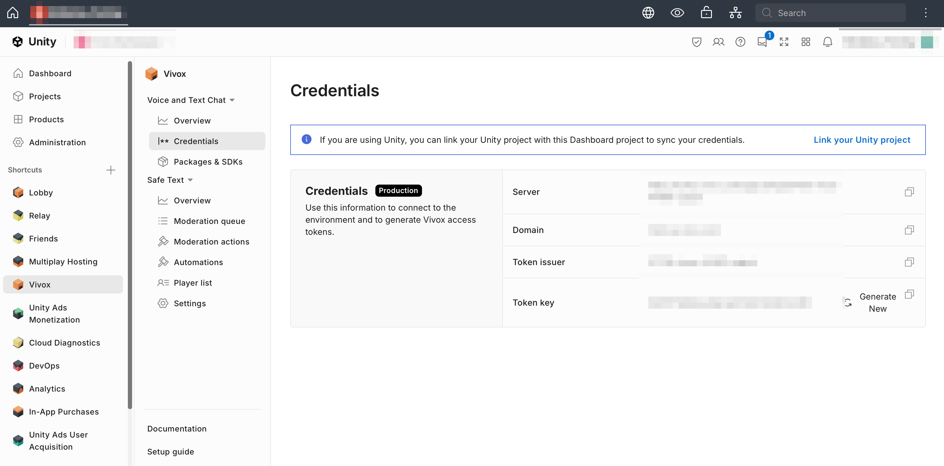 Vivox: Where do I find my custom application credentials? – Unity ...